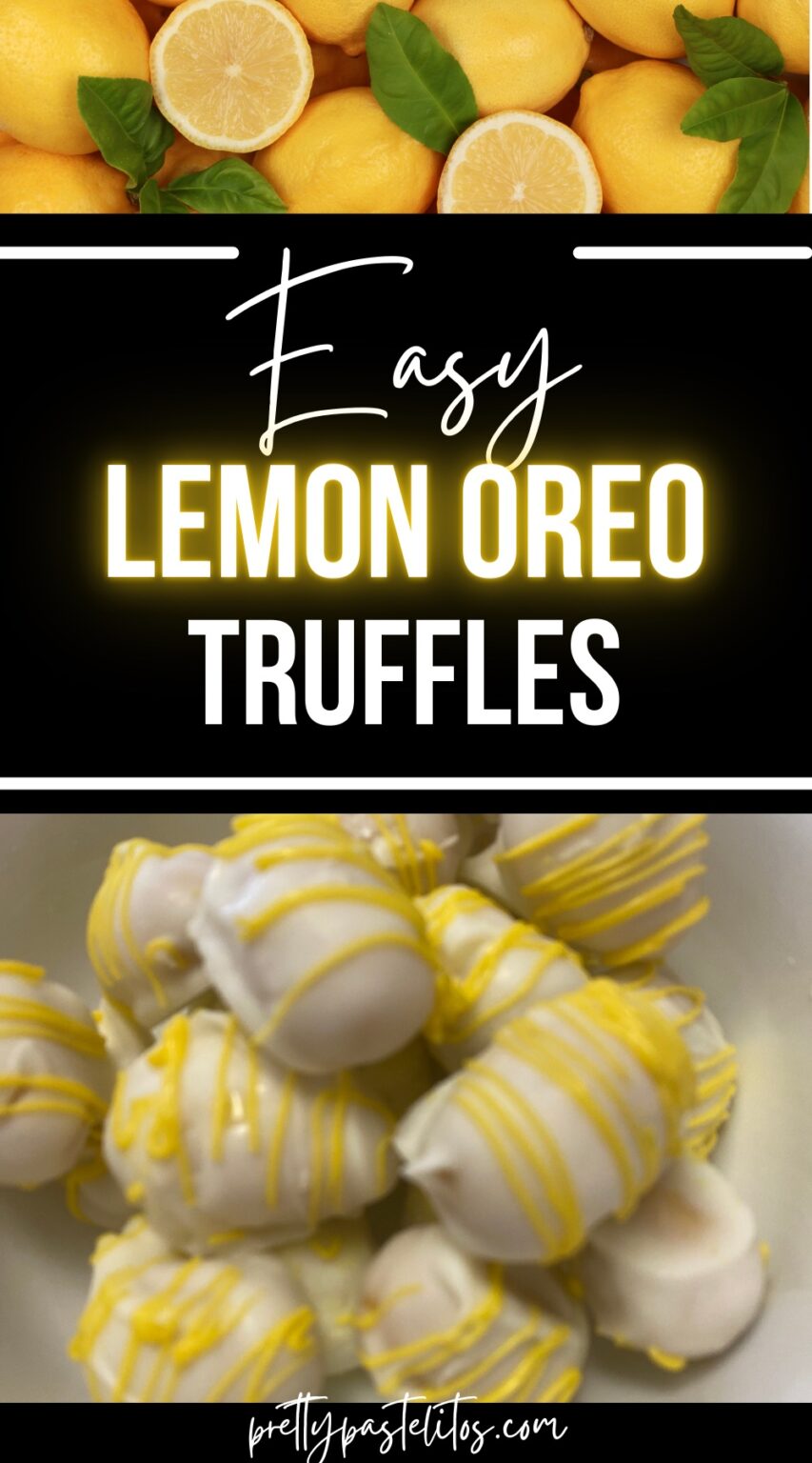 Zesty Delights: Crafting Lemon Oreo Balls - PrettyPastelitos