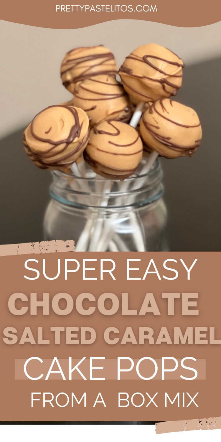 Sweet and Simple Chocolate Salted Caramel Cake Pops - PrettyPastelitos