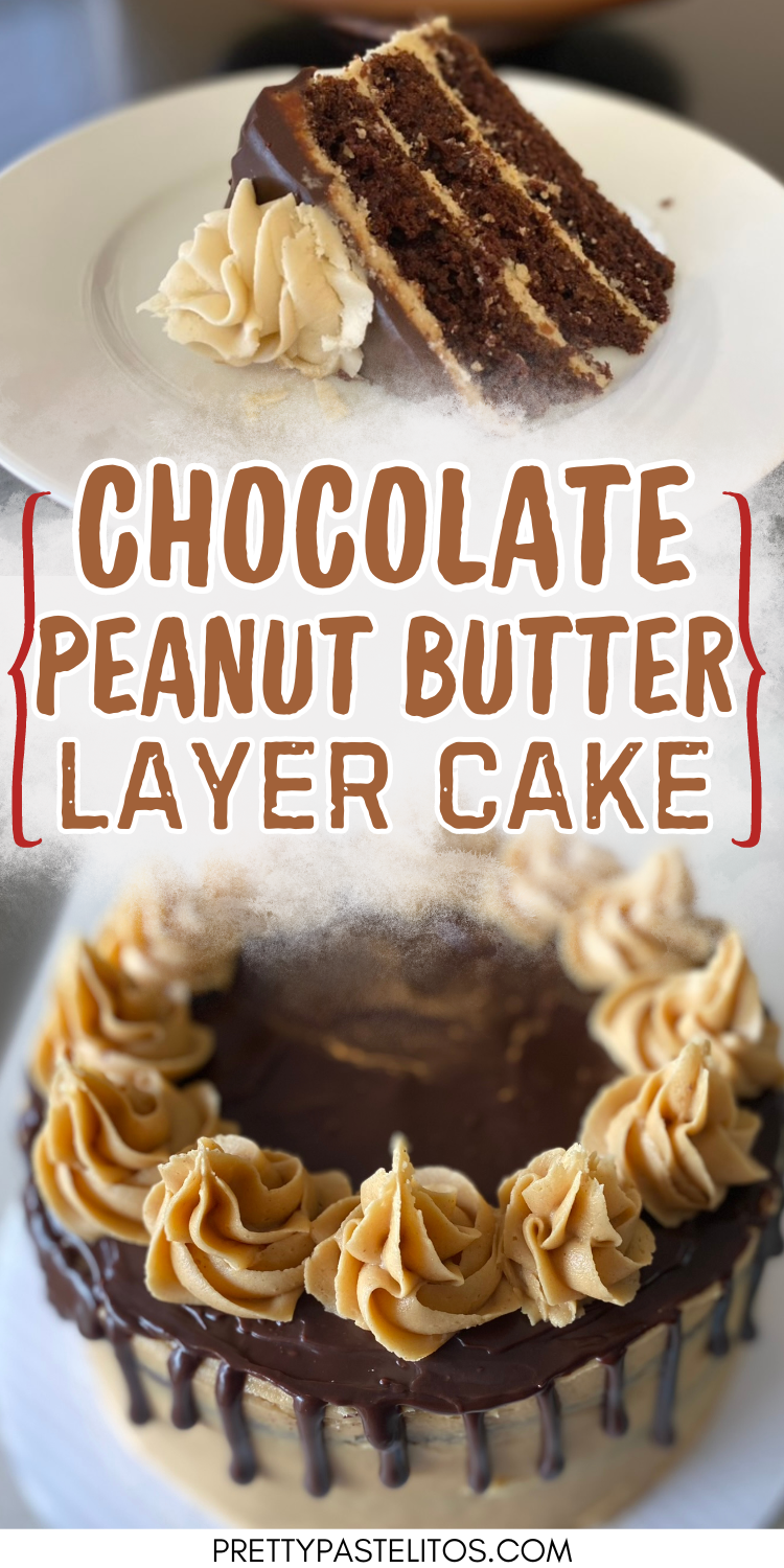 Easy Gourmet: Chocolate Peanut Butter Layer Cake from Box Mix ...