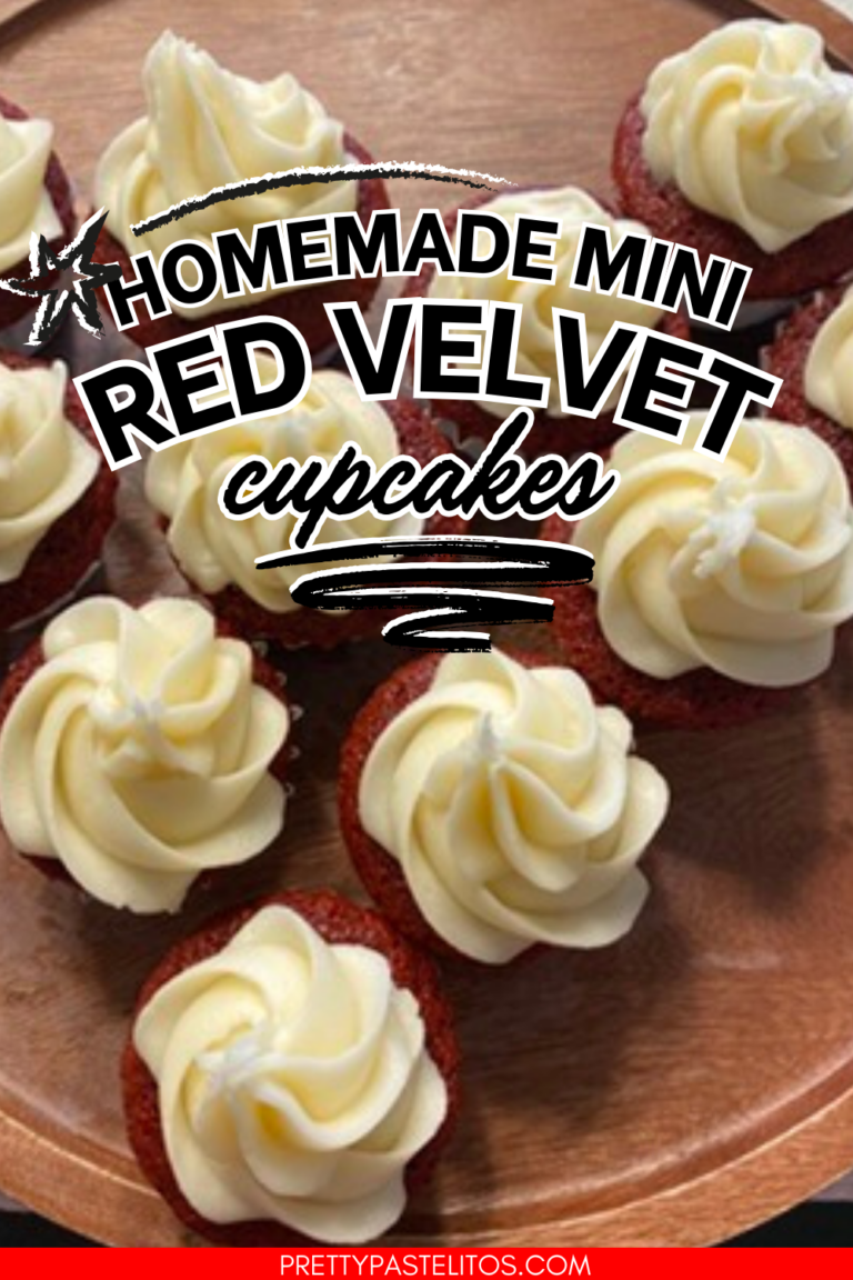 Mini Red Velvet Cupcakes: Little Bites of Love - PrettyPastelitos