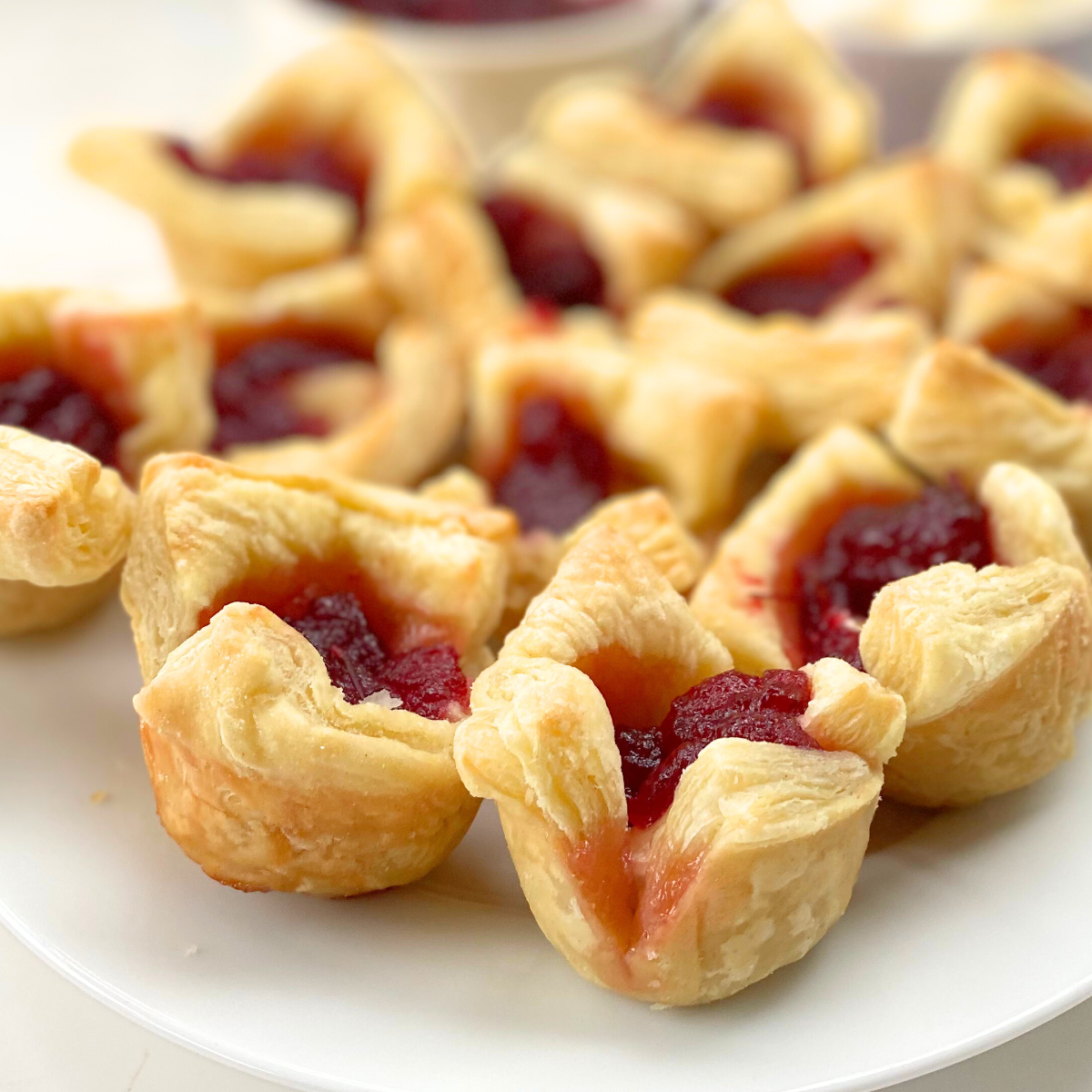 Cranberry Brie Bites - PrettyPastelitos