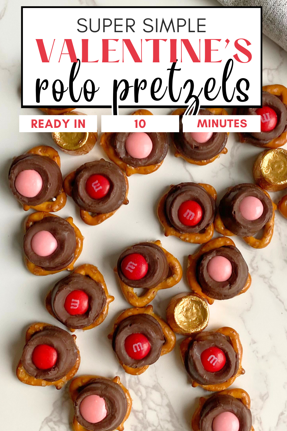 Valentine's Day Rolo Pretzels - PrettyPastelitos